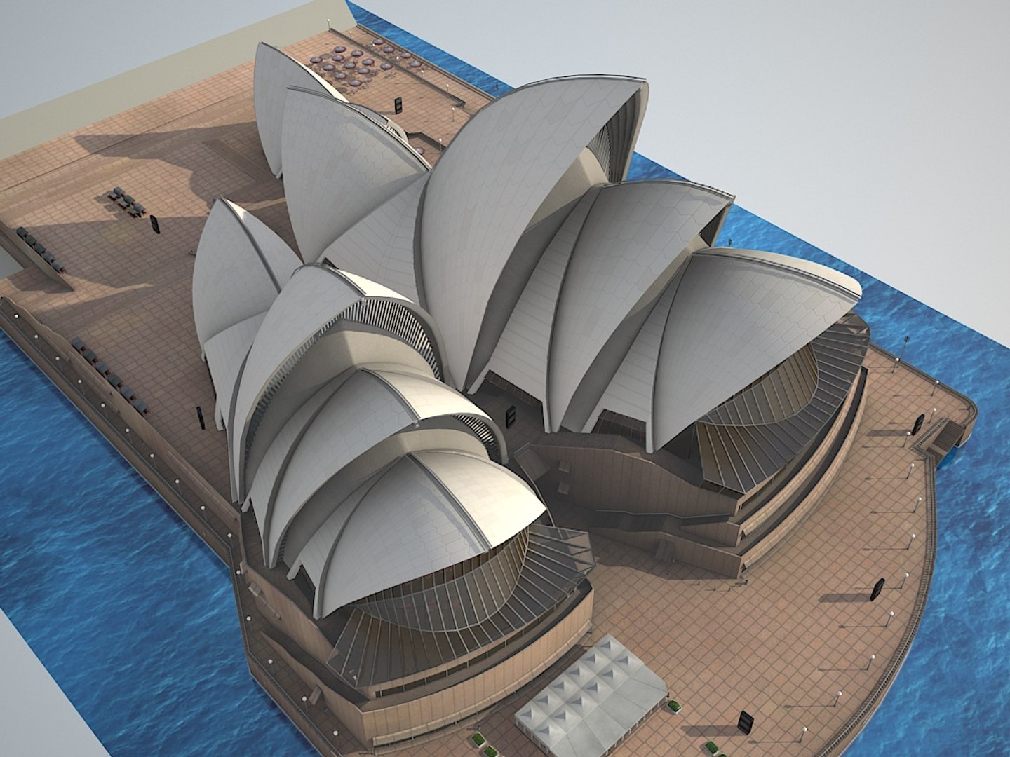 House Sydney Opera 3d Model