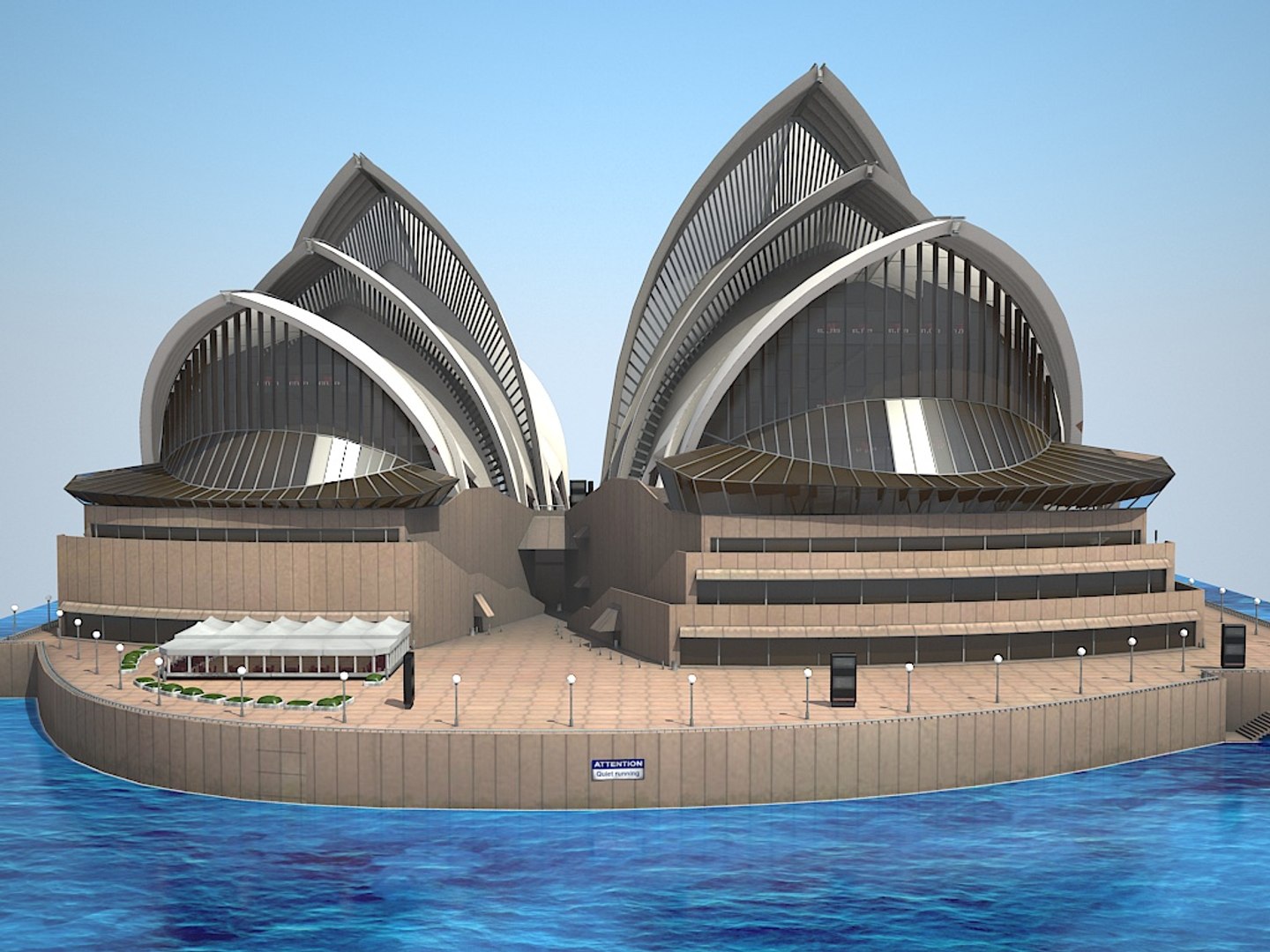 House Sydney Opera 3d Model