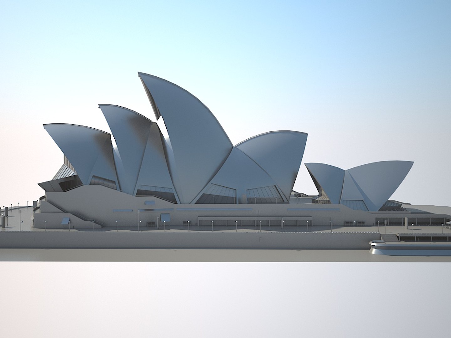 House Sydney Opera 3d Model