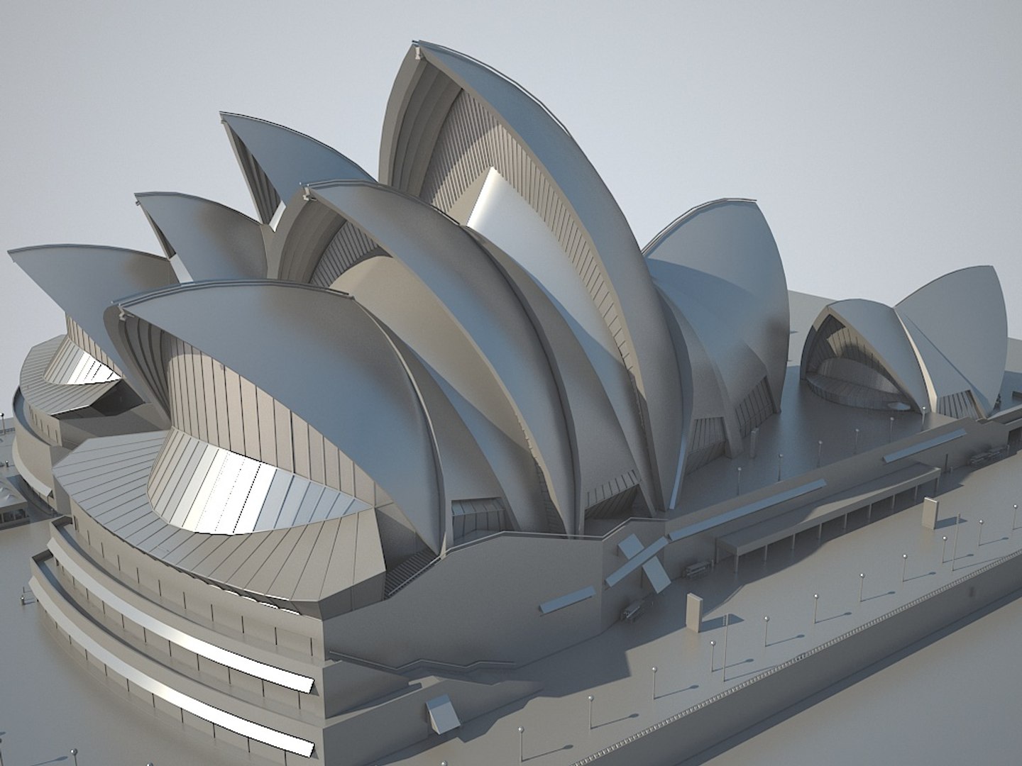 House Sydney Opera 3d Model