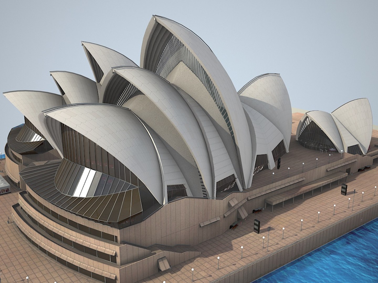 House Sydney Opera 3d Model