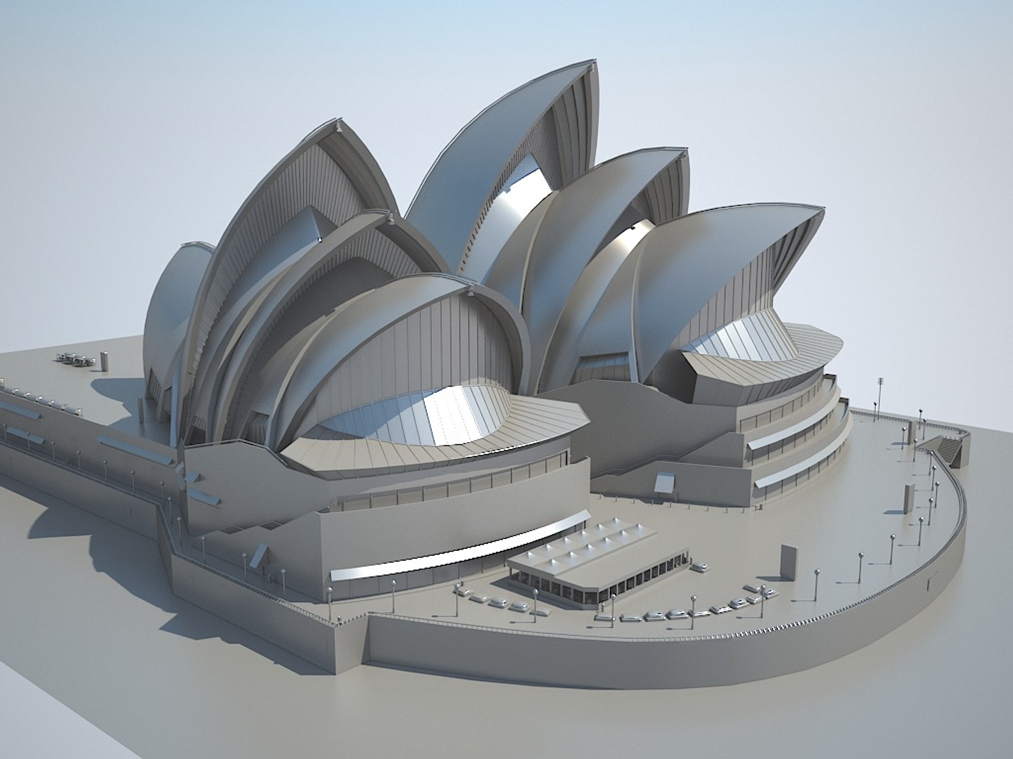 House Sydney Opera 3d Model