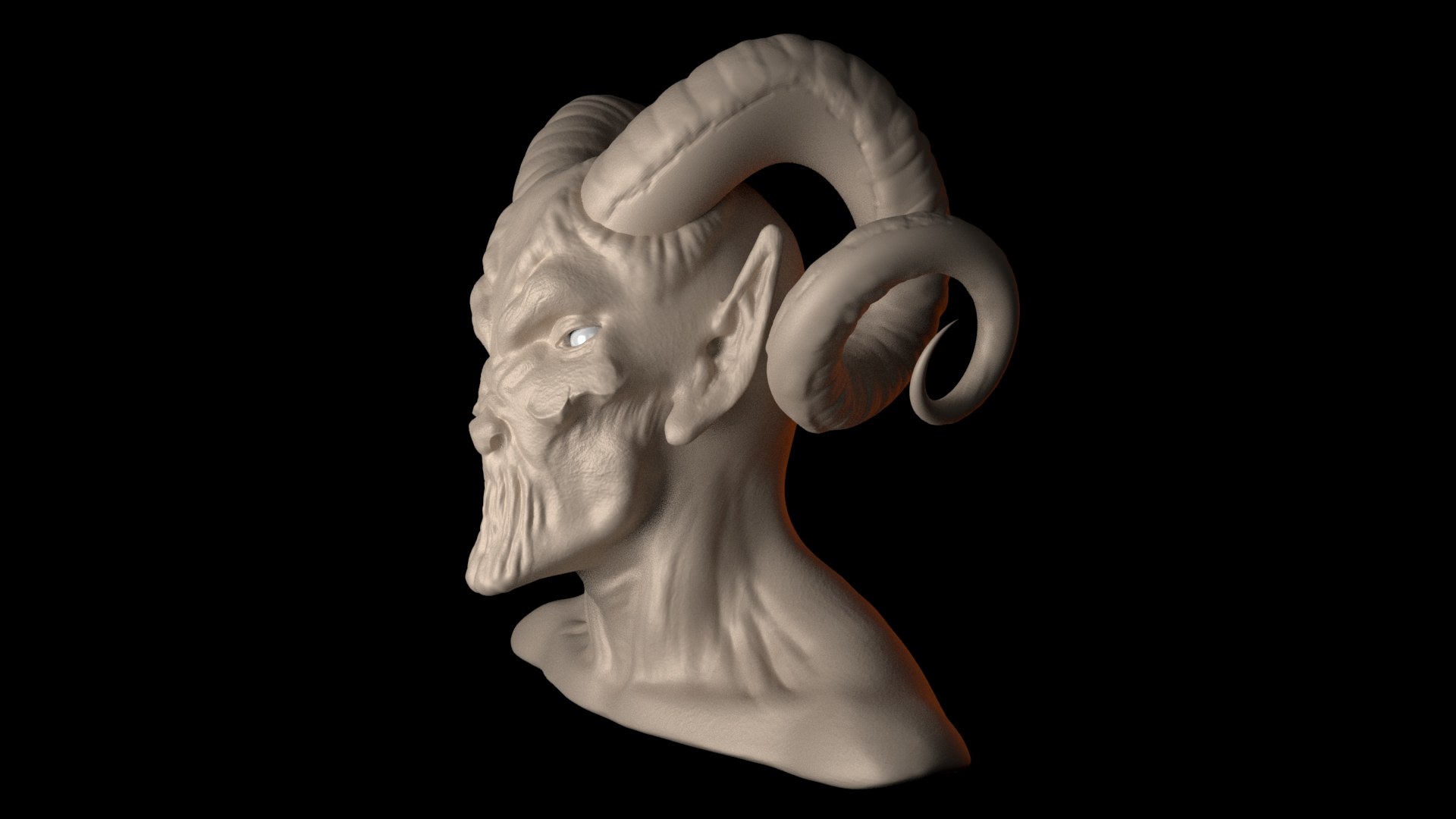 Zbrush Demon Model Character Sculpture Evil Model - TurboSquid 2089652