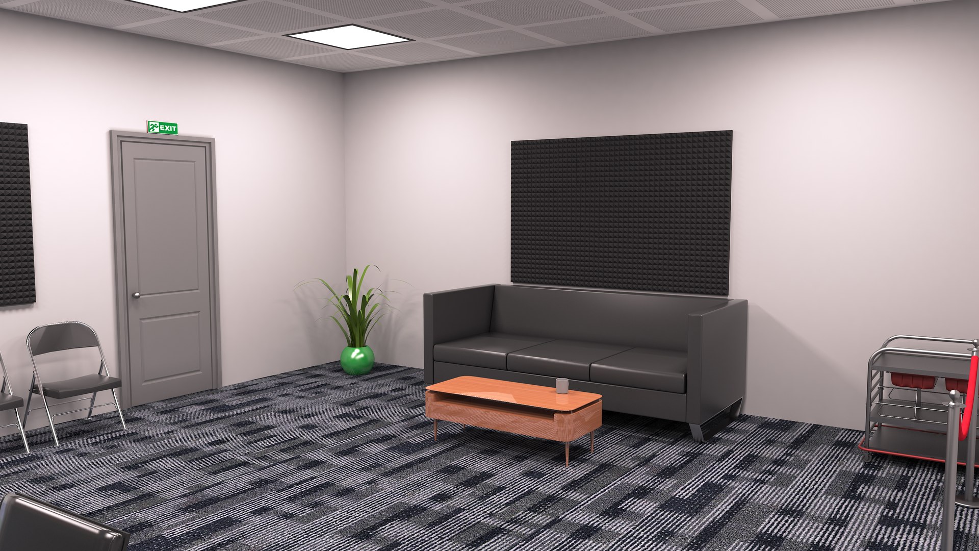 3D Soccer VAR Room Model - TurboSquid 2112031