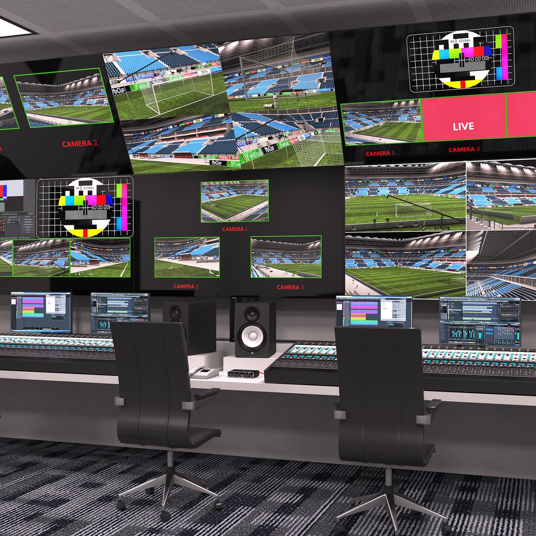 3D Soccer VAR Room Model - TurboSquid 2112031