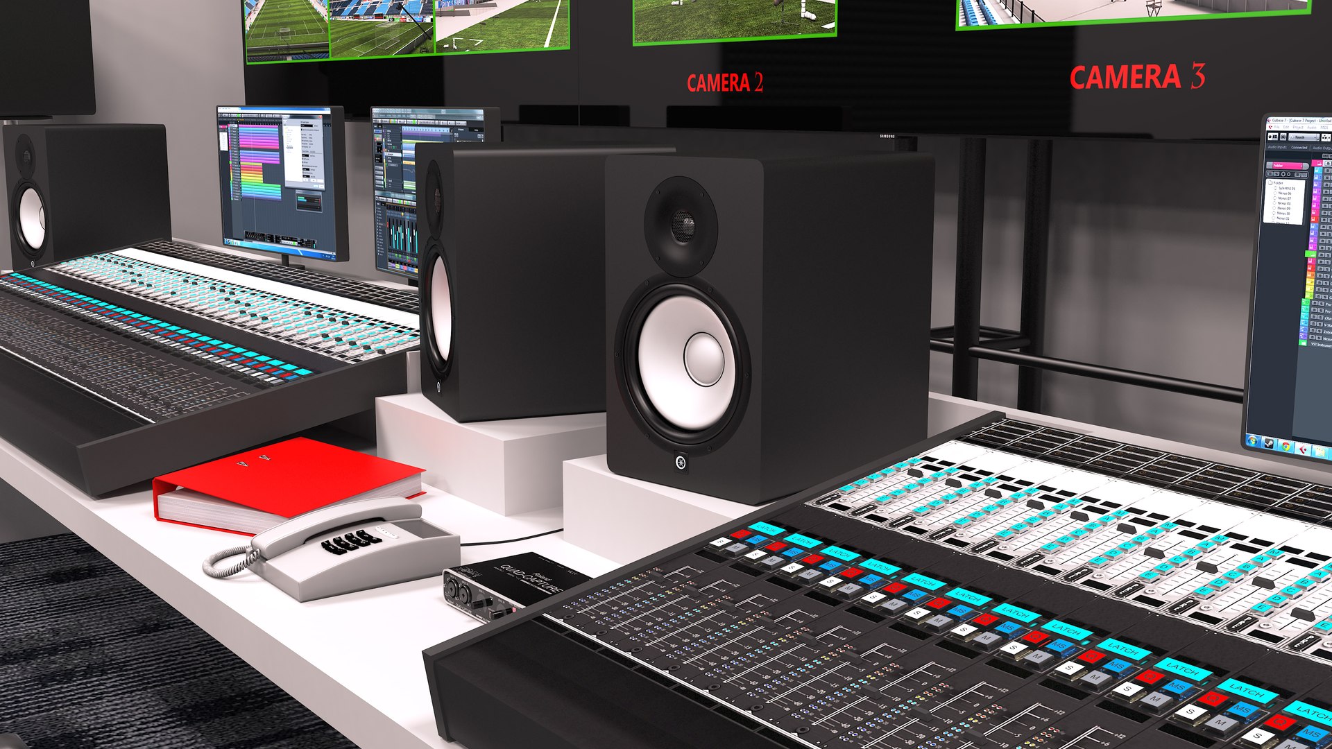 3D Soccer VAR Room Model - TurboSquid 2112031