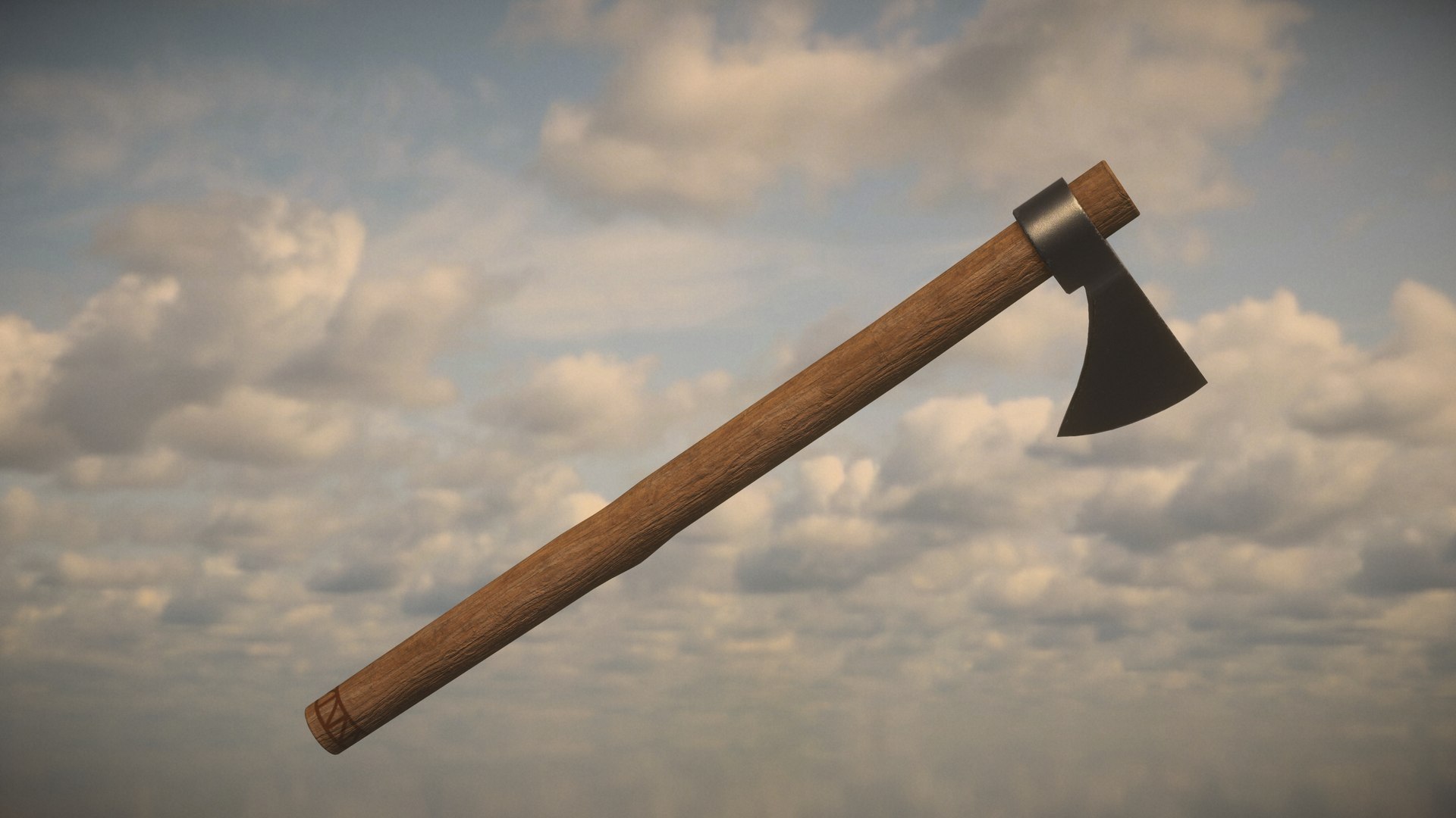 Western Axe 3D Model - TurboSquid 2277070