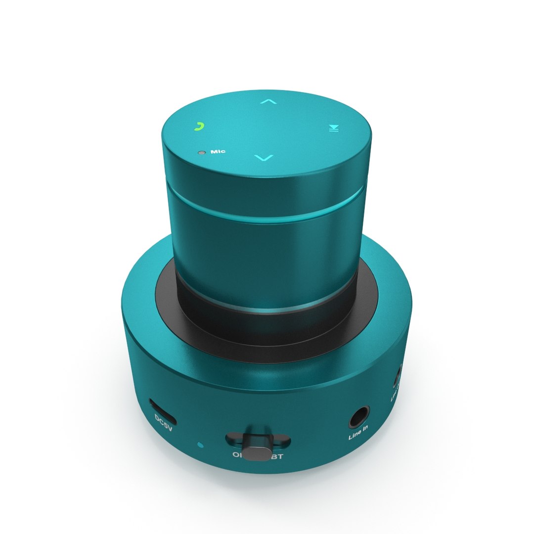 Portable Vibrating Speaker PBR 3D Model - TurboSquid 2172221