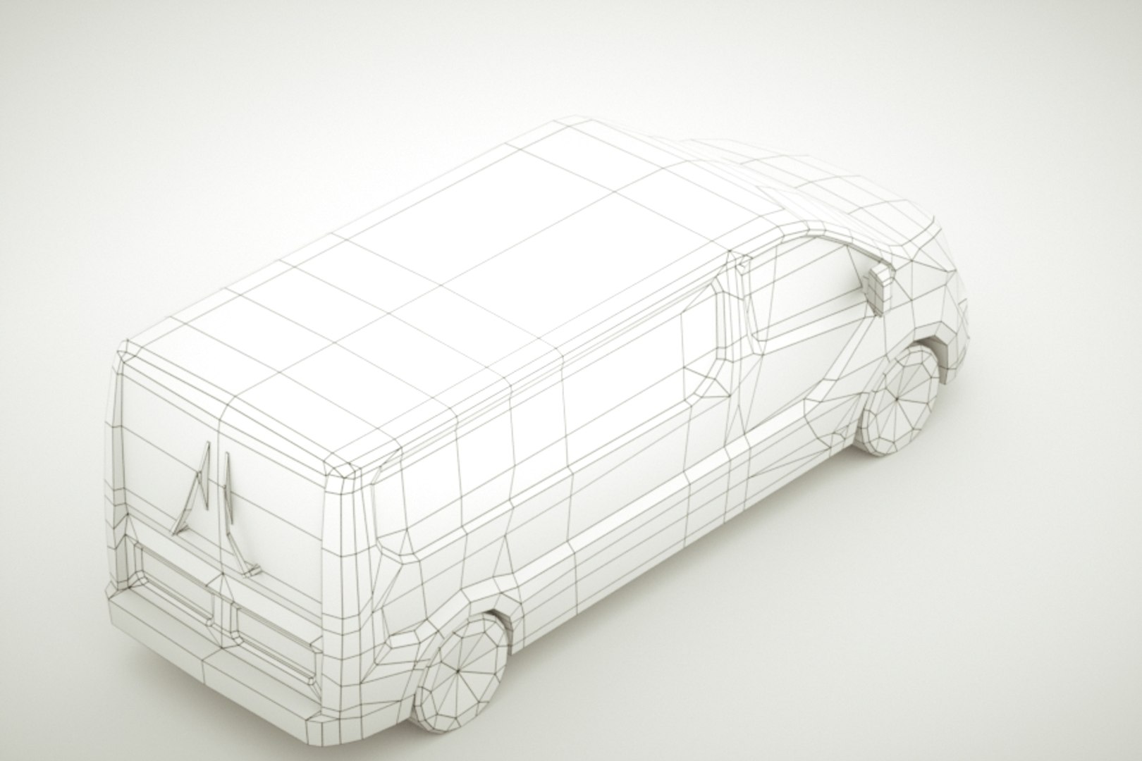 3d Generic Van V4 Color Model