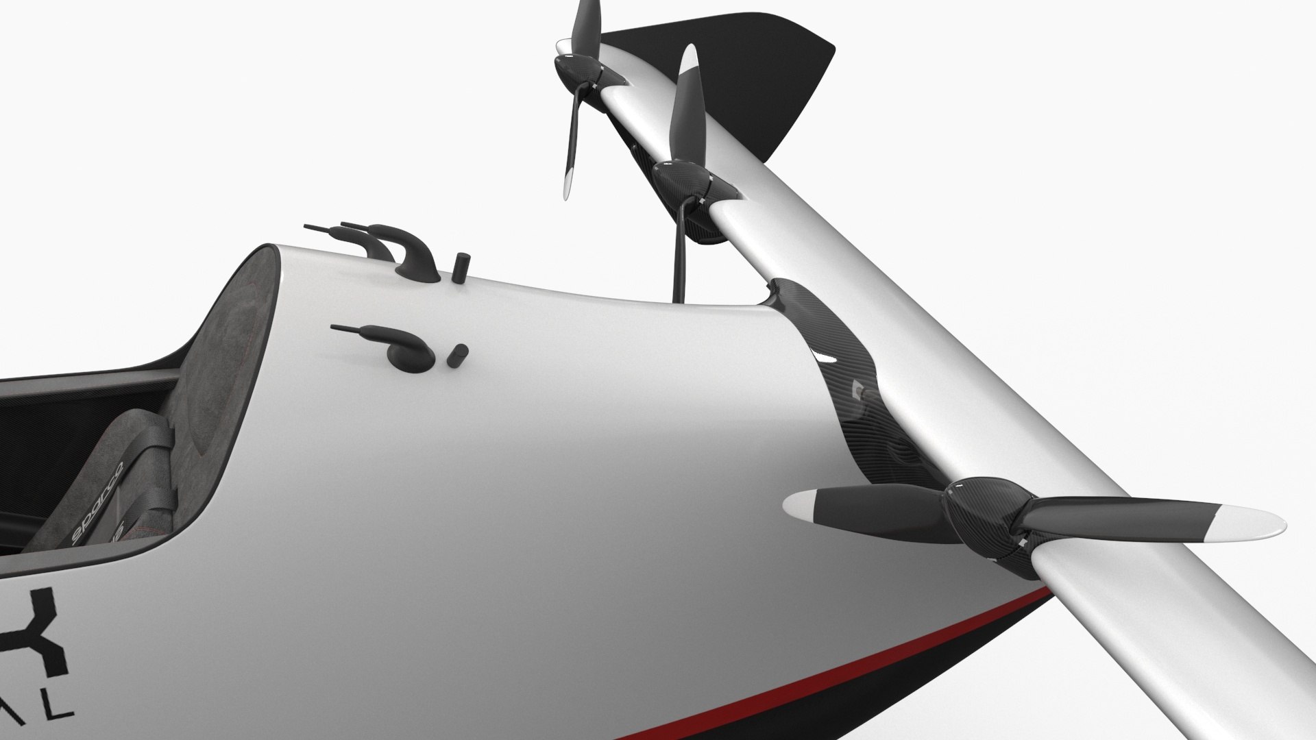 Helix Pivotal Electric VTOL Aircraft Rigged For Maya Model - TurboSquid ...