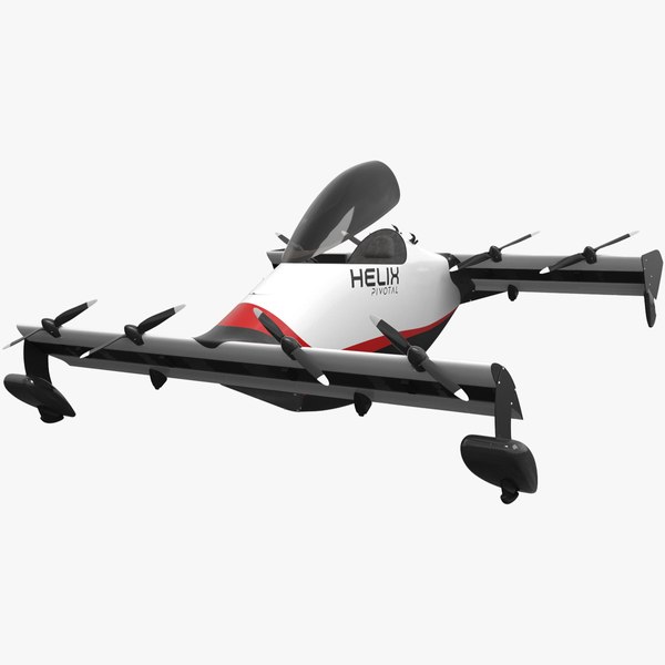modelo 3d Avión eléctrico VTOL Helix Pivotal preparado para Maya ...