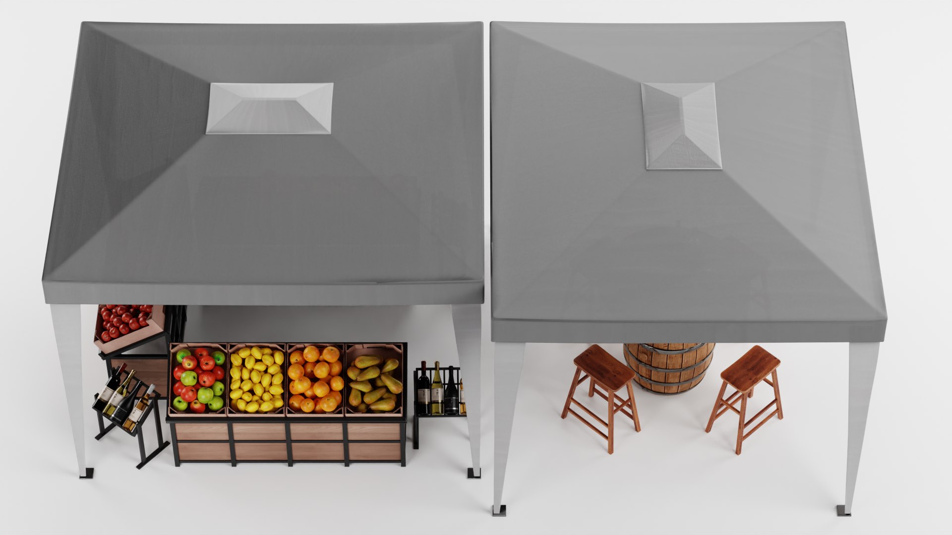 3D Fair Stand 02 Model - TurboSquid 2058738