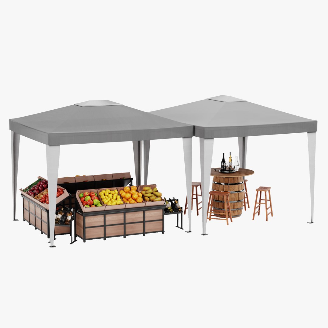 3D Fair Stand 02 model - TurboSquid 2058738