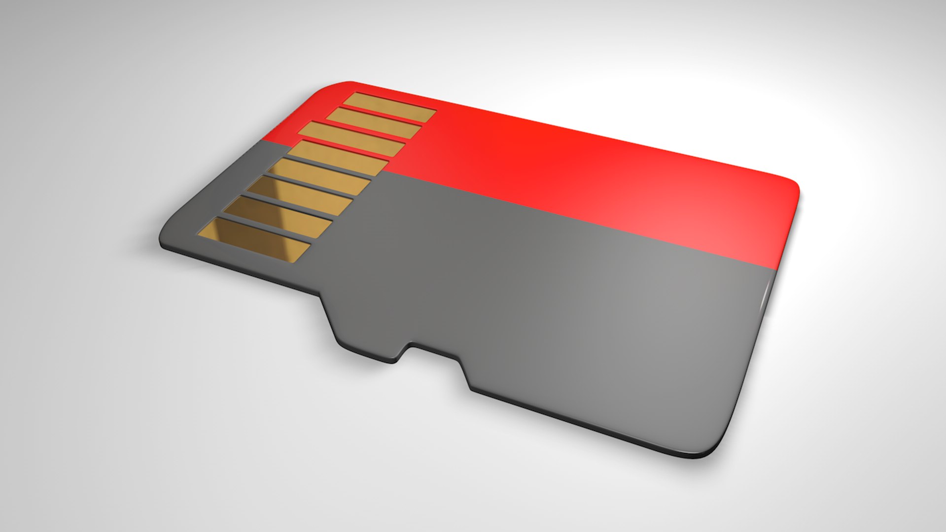 3d Model Sandisk Micro Sd