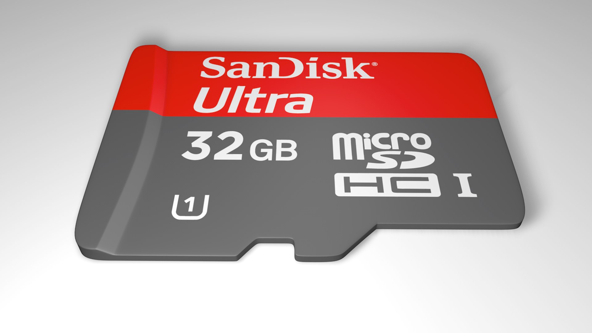 3d Model Sandisk Micro Sd