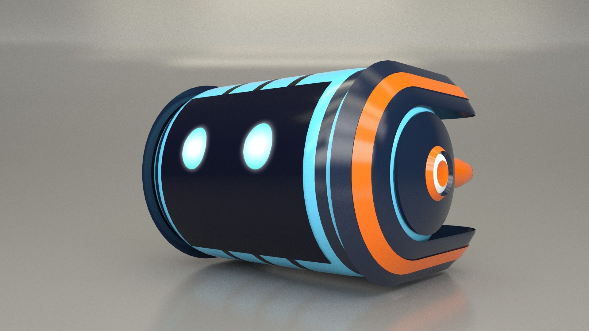 8 Piece Cute Robot Head Model - TurboSquid 1789205