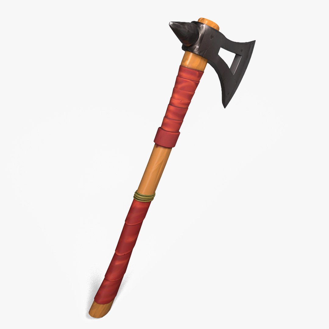 3D Model Stylized Cartoon Axes - TurboSquid 1470331