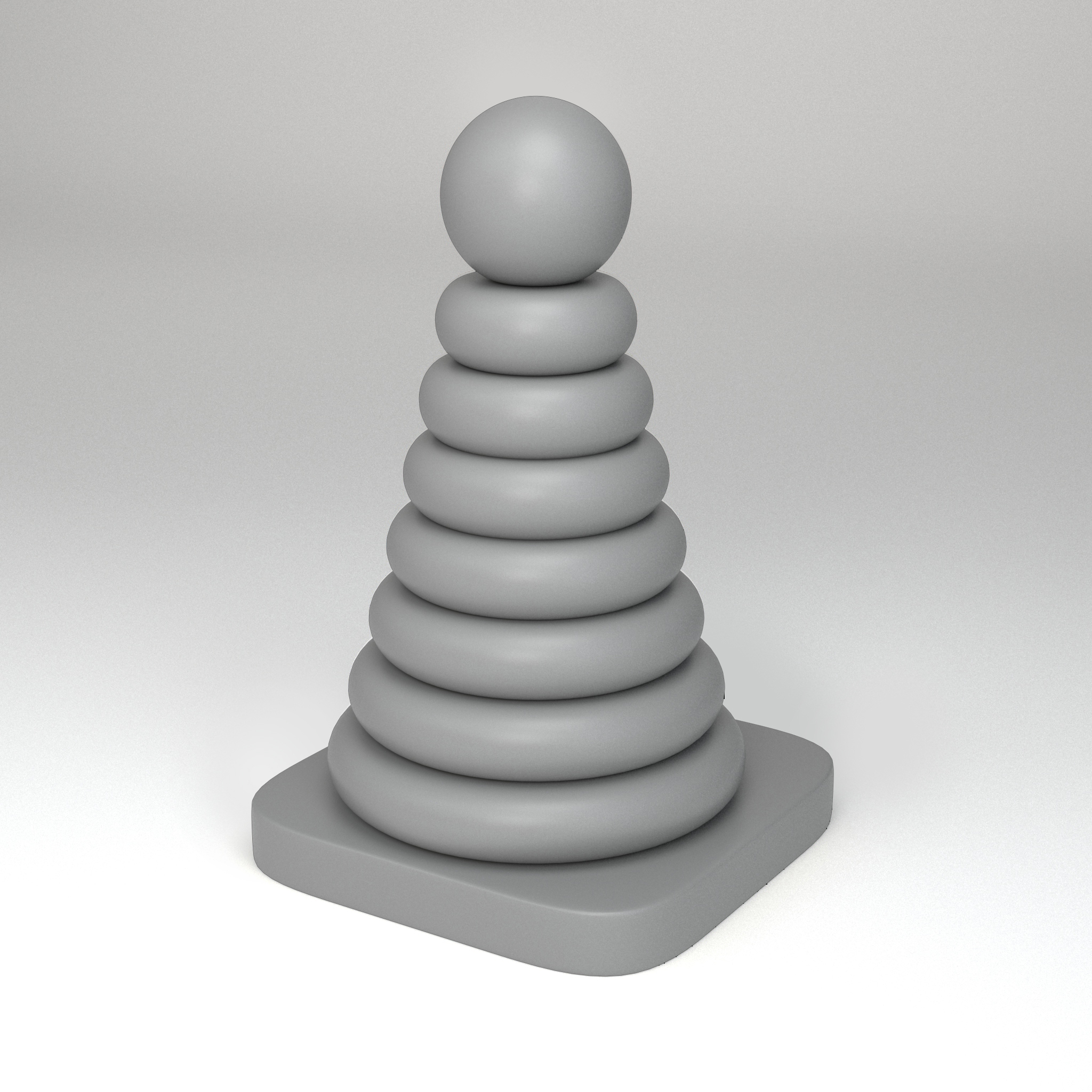 modelo 3d Stacking rings toy - TurboSquid 1936429