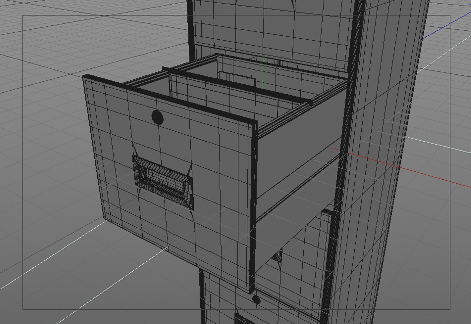 3D Office Filing Cabinet - TurboSquid 1351596