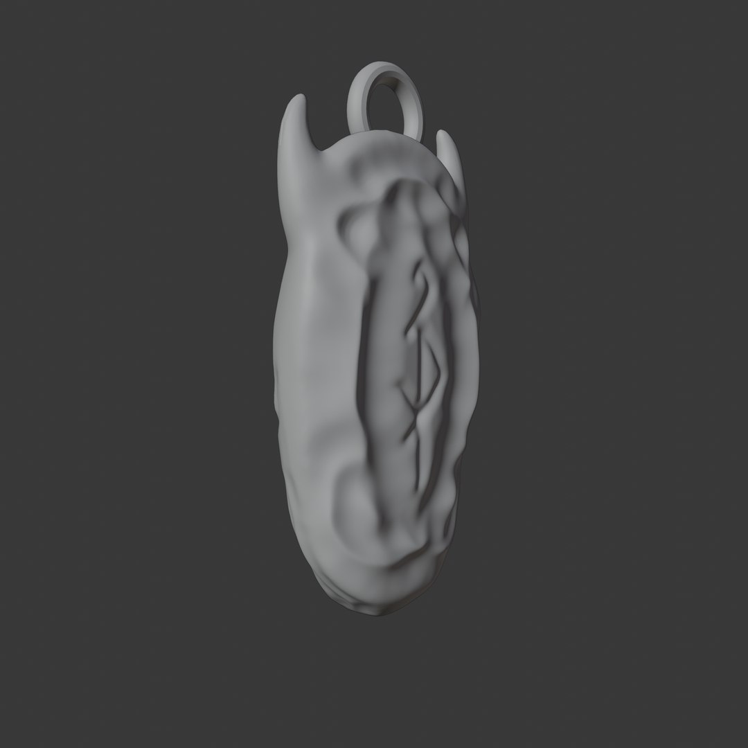 3D Model Cursed Spirit Mask Pendant - TurboSquid 2410694
