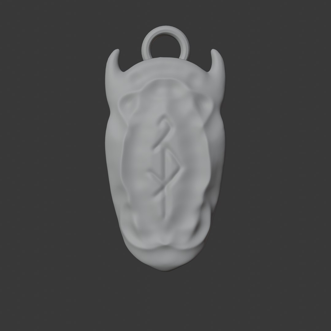 3D Model Cursed Spirit Mask Pendant - TurboSquid 2410694