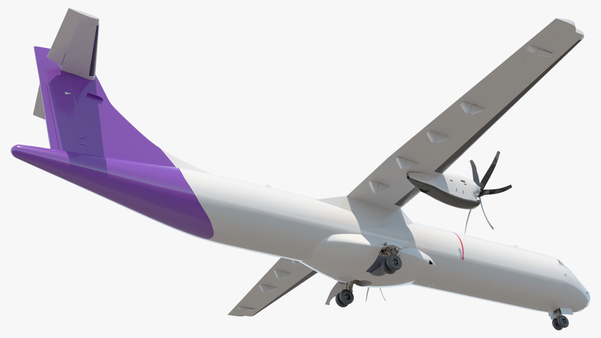 3D Regional Cargo Aircraft With Twin Turboprops Model - TurboSquid 2471062