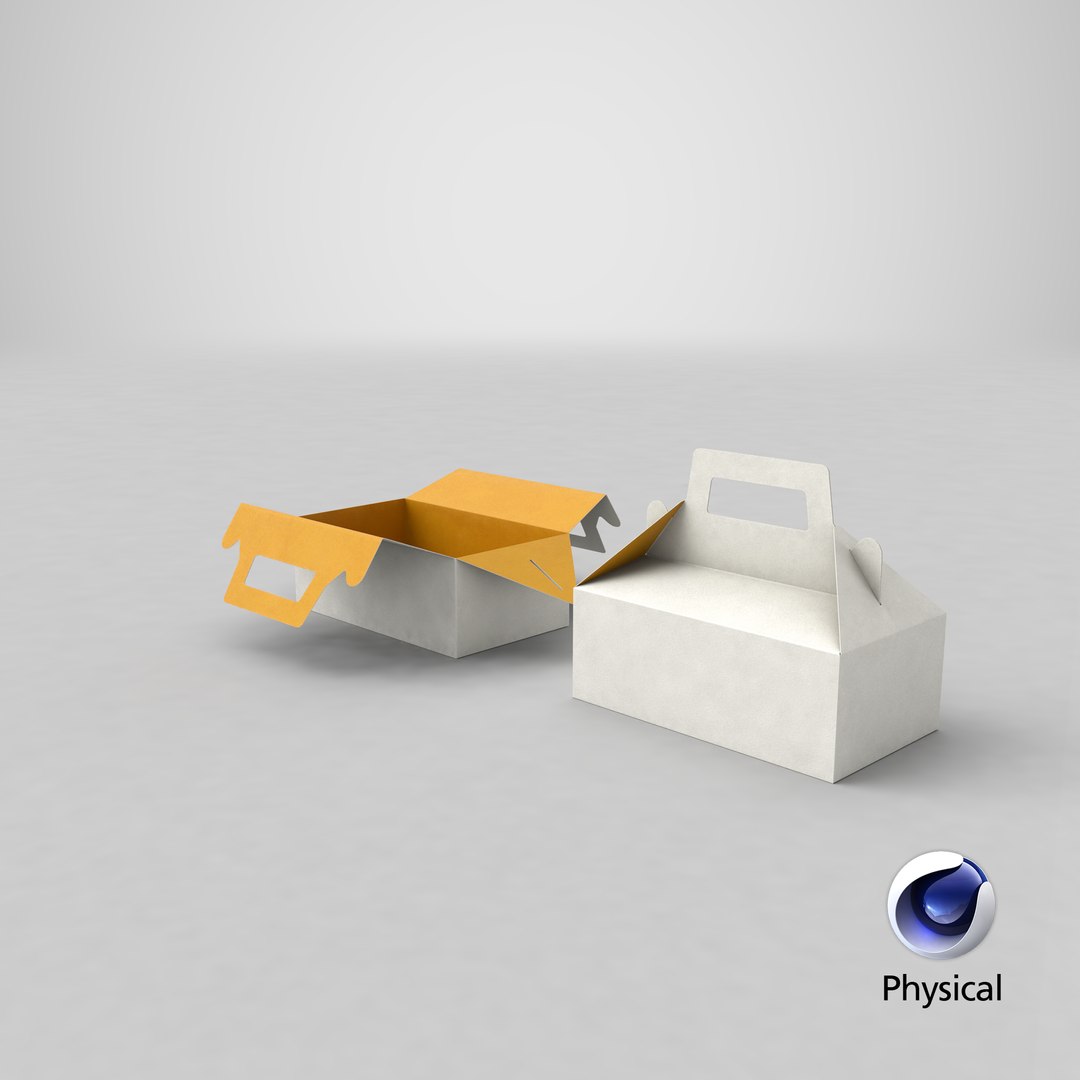 Food Box 02 Set 3D model - TurboSquid 1784524