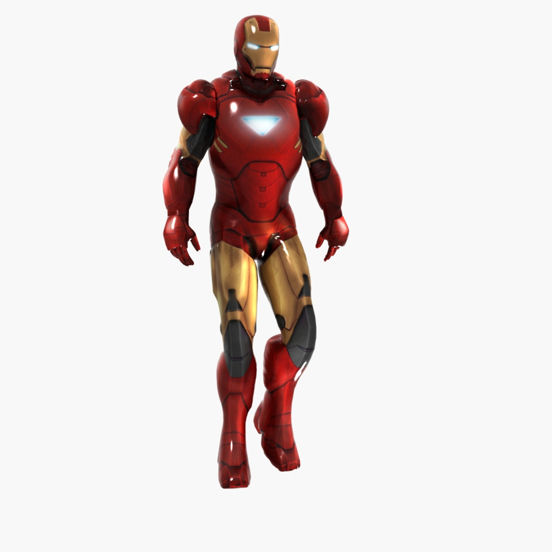 3ds Max Rigged Iron Man