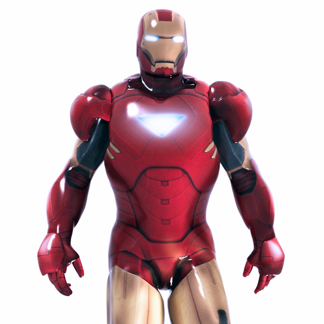 3ds Max Rigged Iron Man