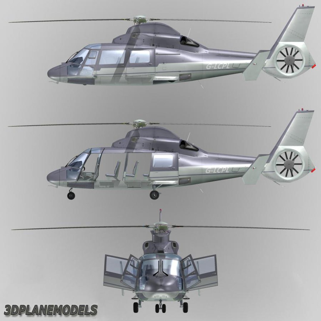 Eurocopter Dauphin Ii Private 3d 3ds