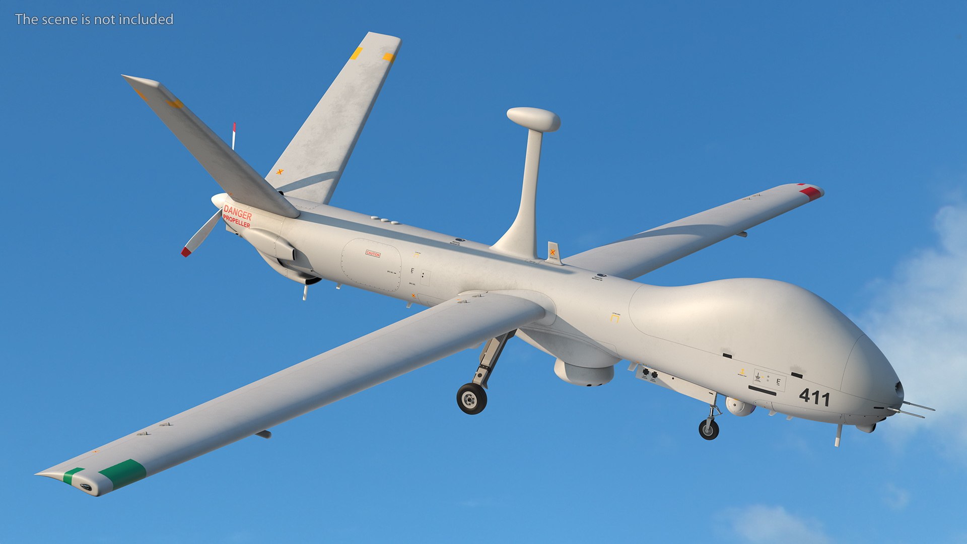 Elbit Hermes 900 UAV Model - TurboSquid 1882162