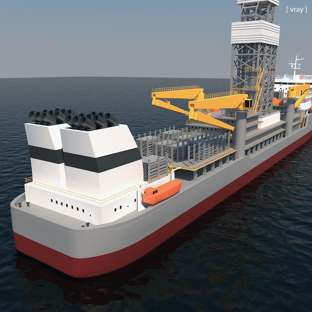 3ds Max Victory Ship Cargo