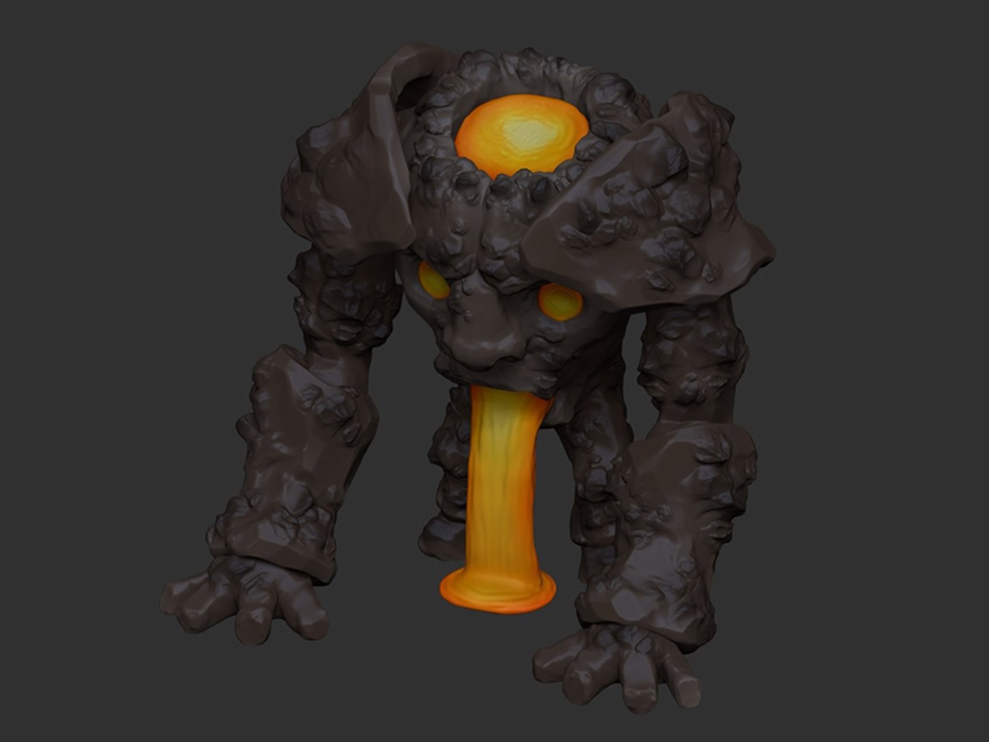 3D Model Rock Golem - TurboSquid 1204788