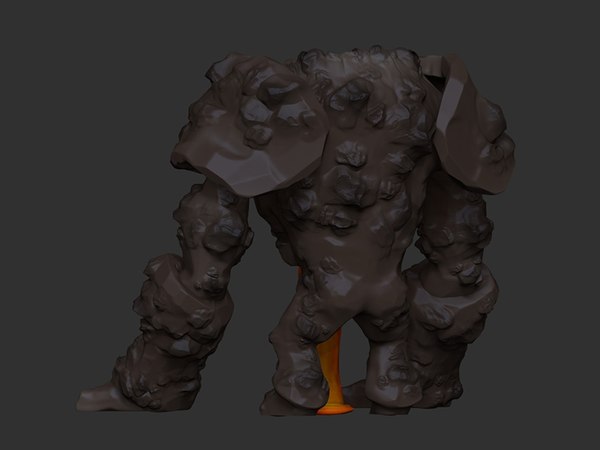 3D model rock golem - TurboSquid 1204788