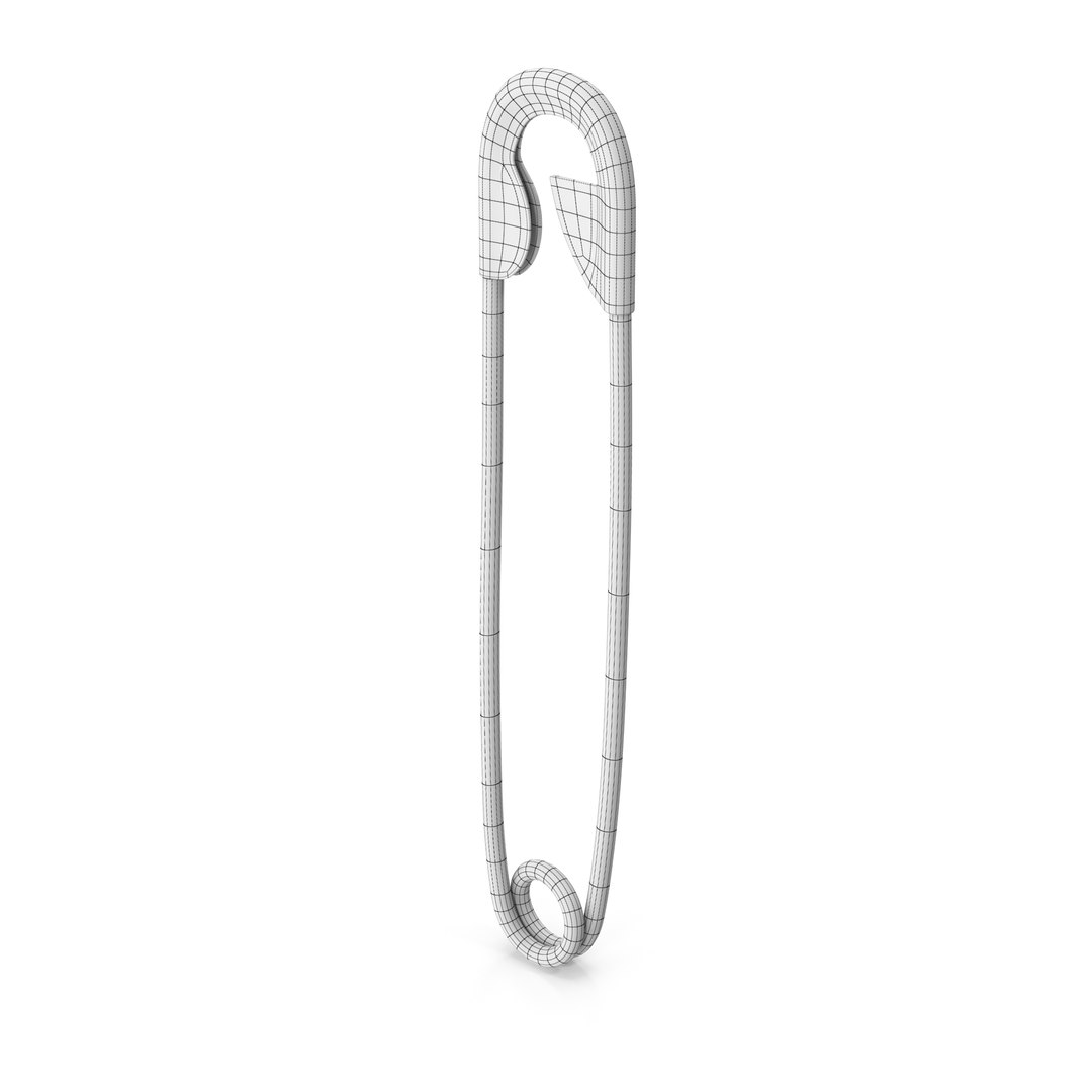 3D Model Gold Safety Pin - TurboSquid 2006400