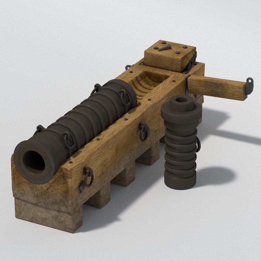 3d Model Bombard Weapon