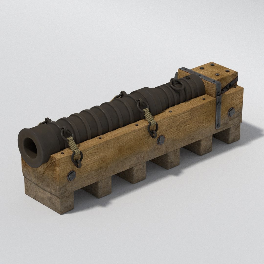 3d Model Bombard Weapon