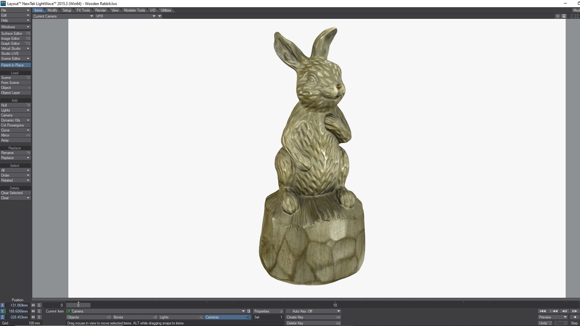 Wooden Rabbit 3D model - TurboSquid 1804209