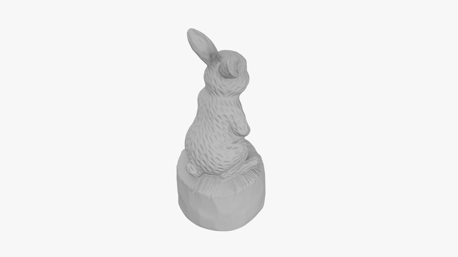 Wooden Rabbit 3D model - TurboSquid 1804209