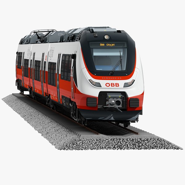 modelo 3d Bombardier Talent 3 ÖBB Cityjet - TurboSquid 1488871