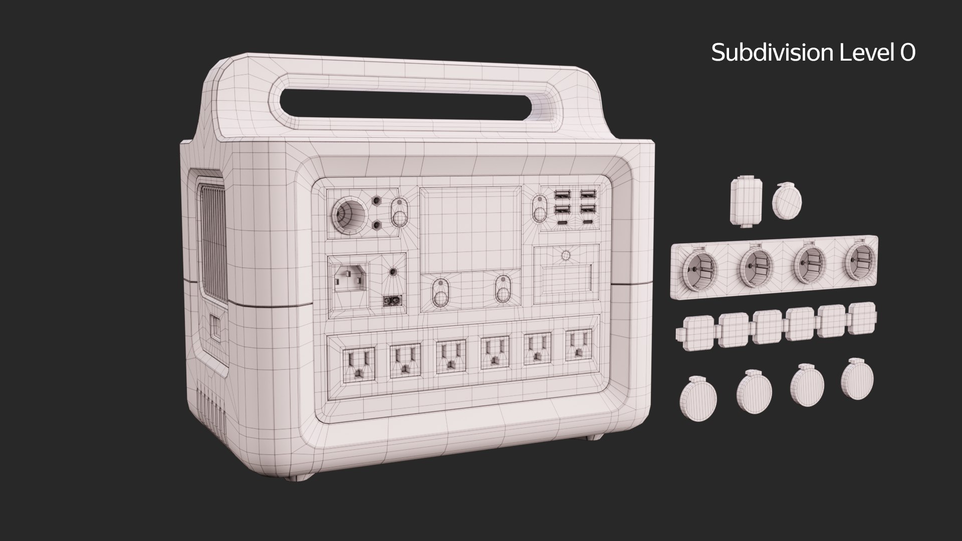 3D Portable Power Station And Solar Panel Model - TurboSquid 2223787