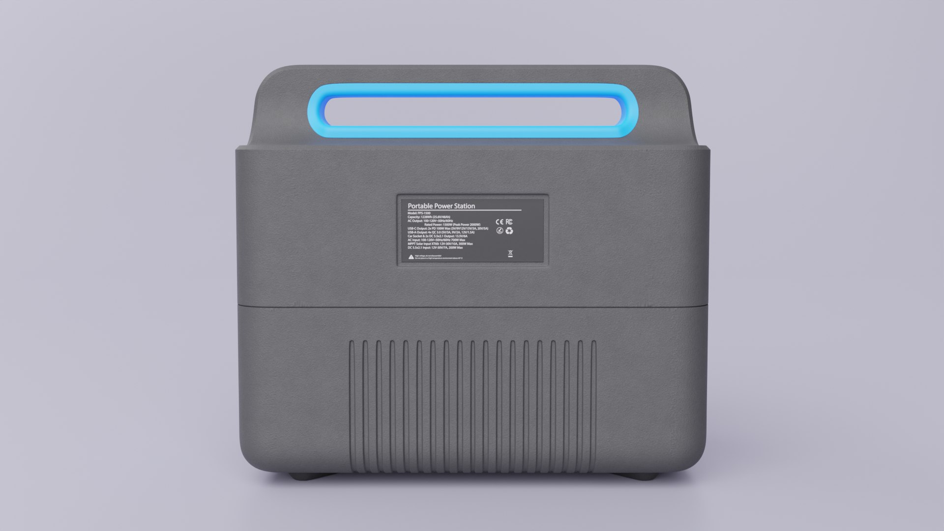 3D Portable Power Station And Solar Panel Model - TurboSquid 2223787