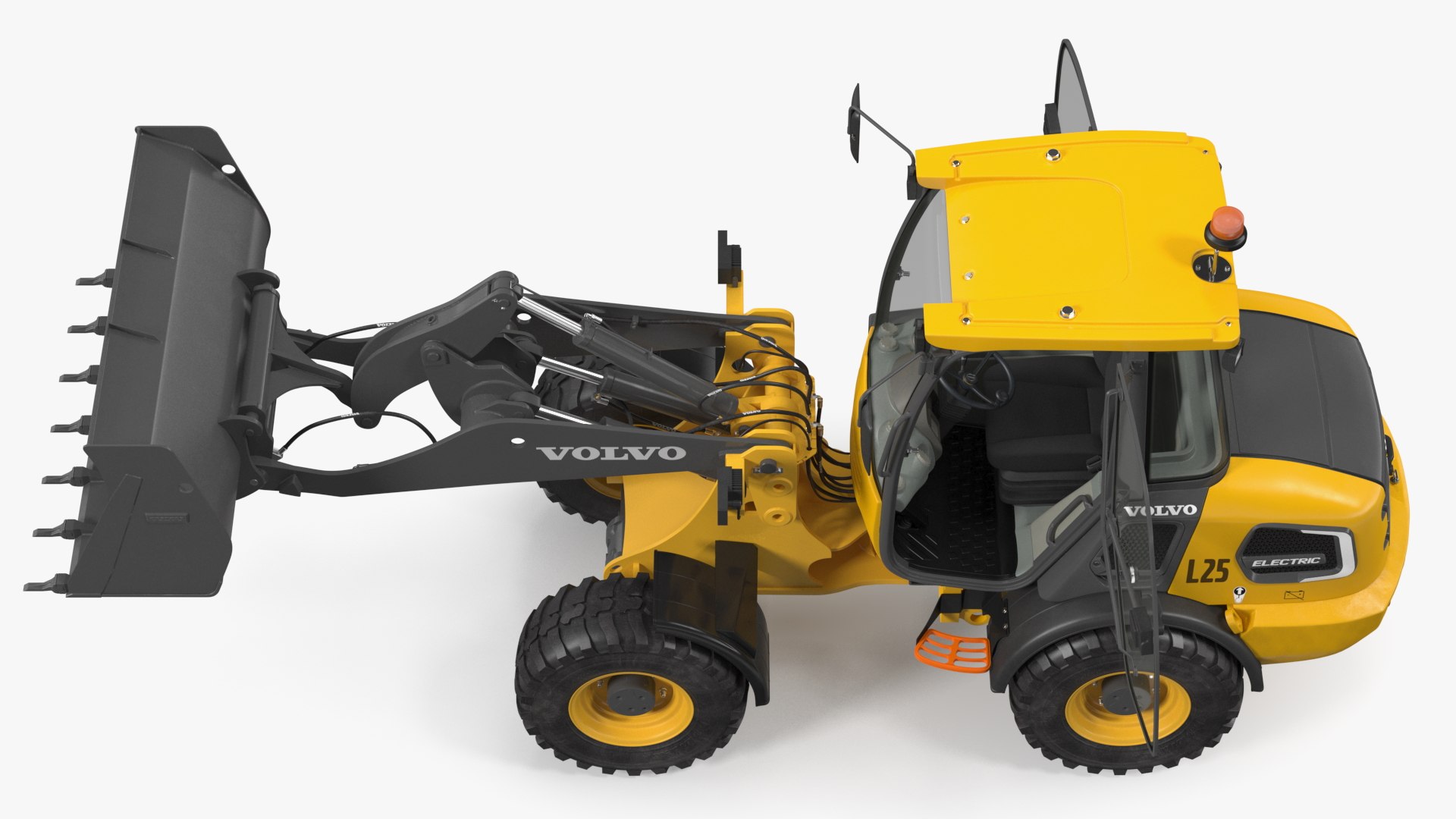 3D Volvo L25 Electric Loader with Bucket Rigged model - TurboSquid 1950828