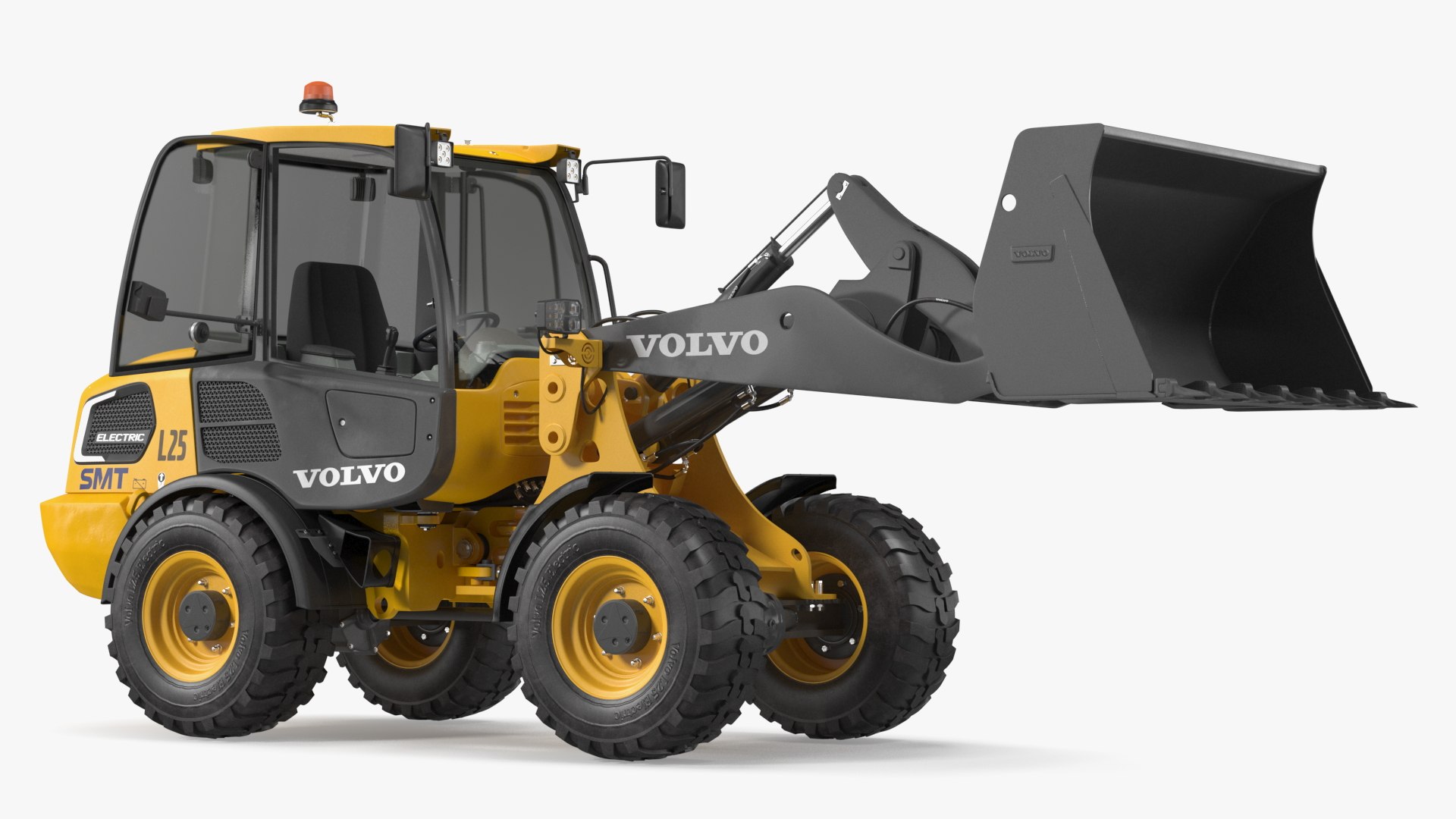 3D Volvo L25 Electric Loader with Bucket Rigged model - TurboSquid 1950828