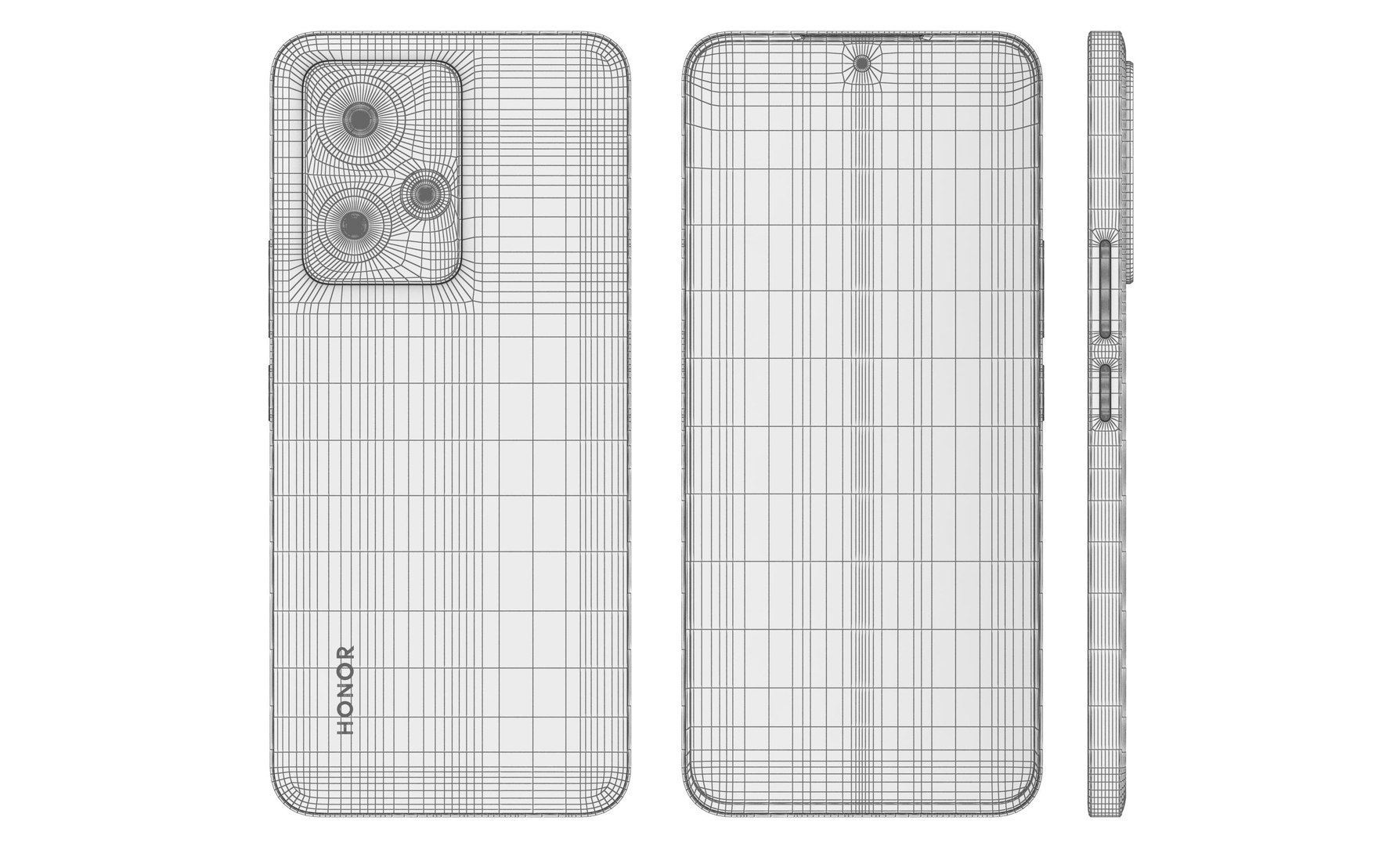 Honor 90 GT Gold 3D model - TurboSquid 2170642