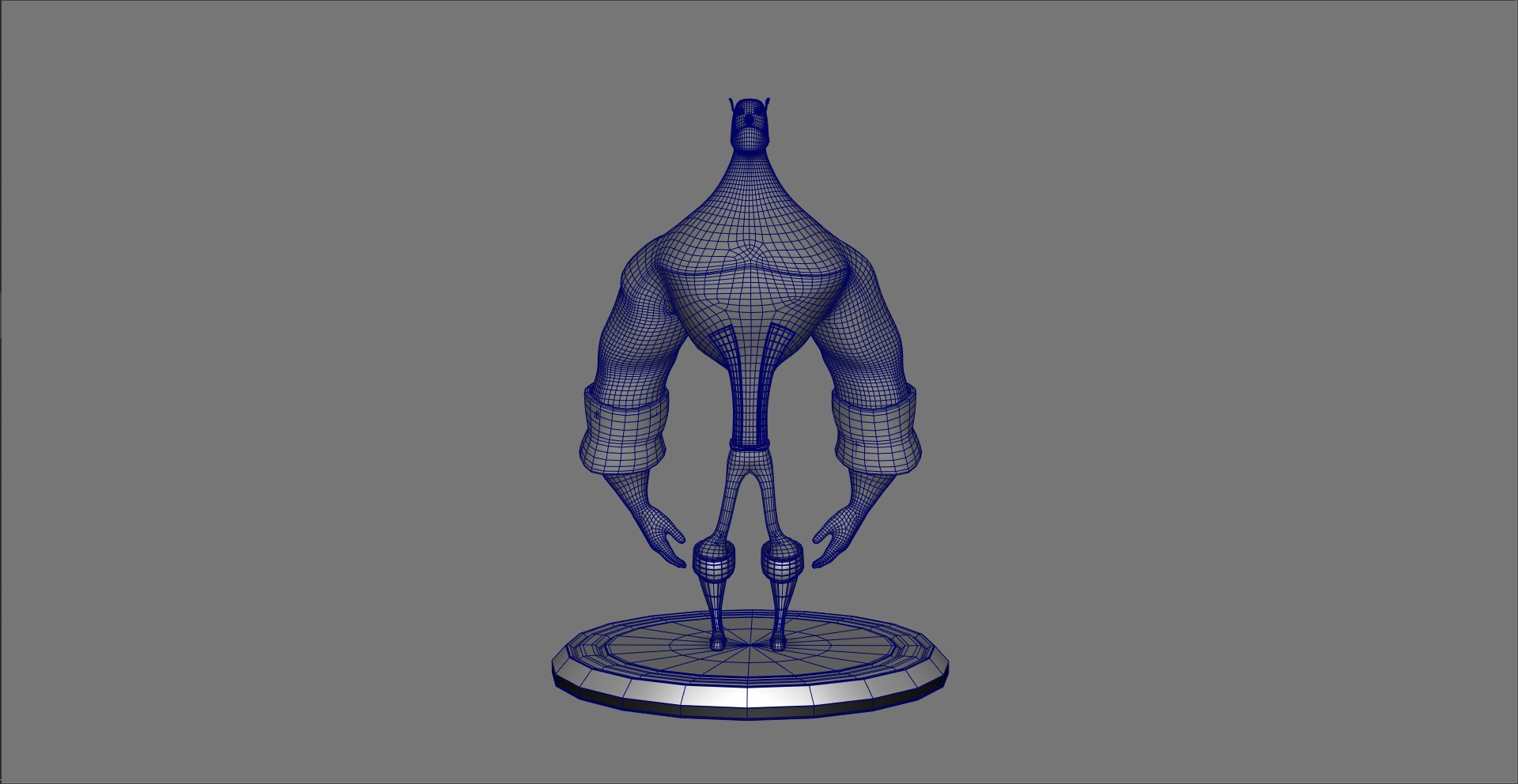 Cartoon bodybuilder character 3D - TurboSquid 1830661