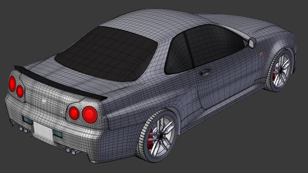 3D model nissan skyline r34 - TurboSquid 1505182