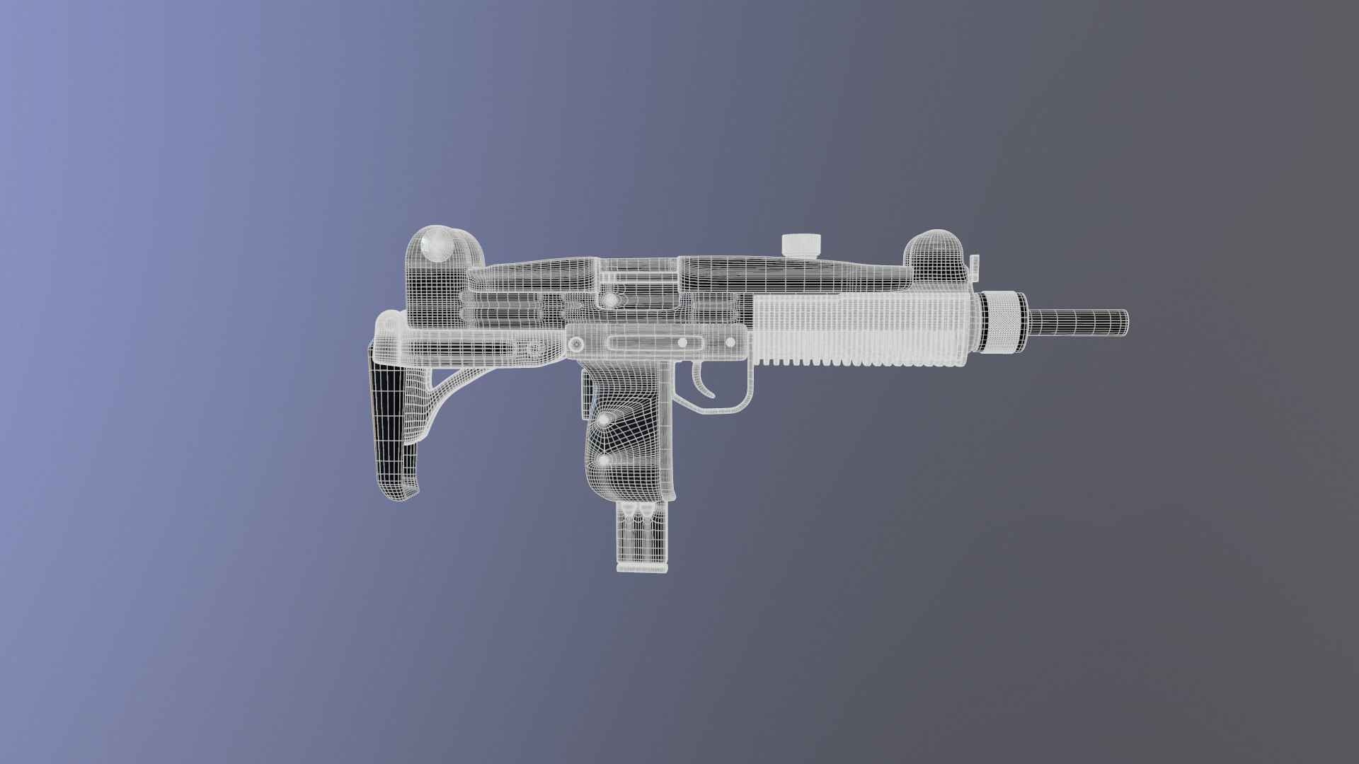 3D Uzi Weapon Model - TurboSquid 1686080