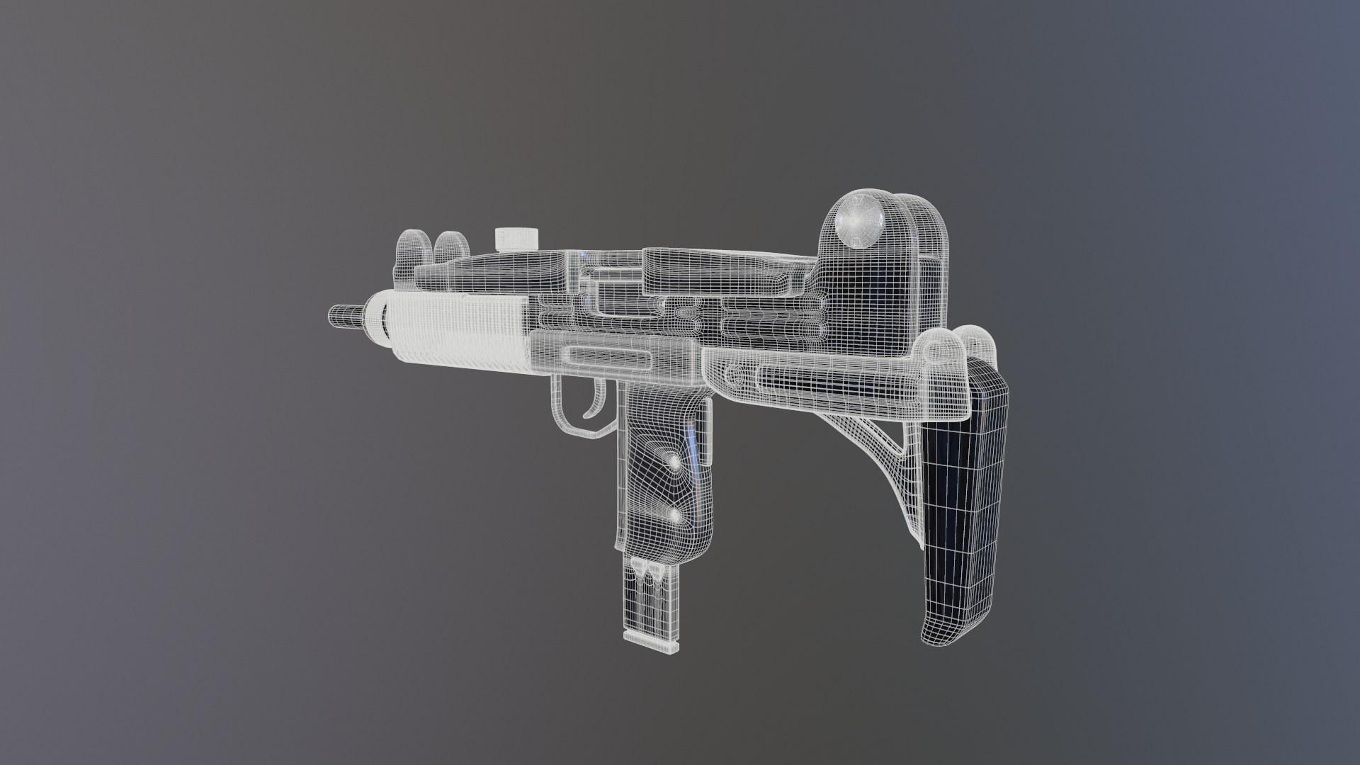 3D Uzi Weapon Model - TurboSquid 1686080
