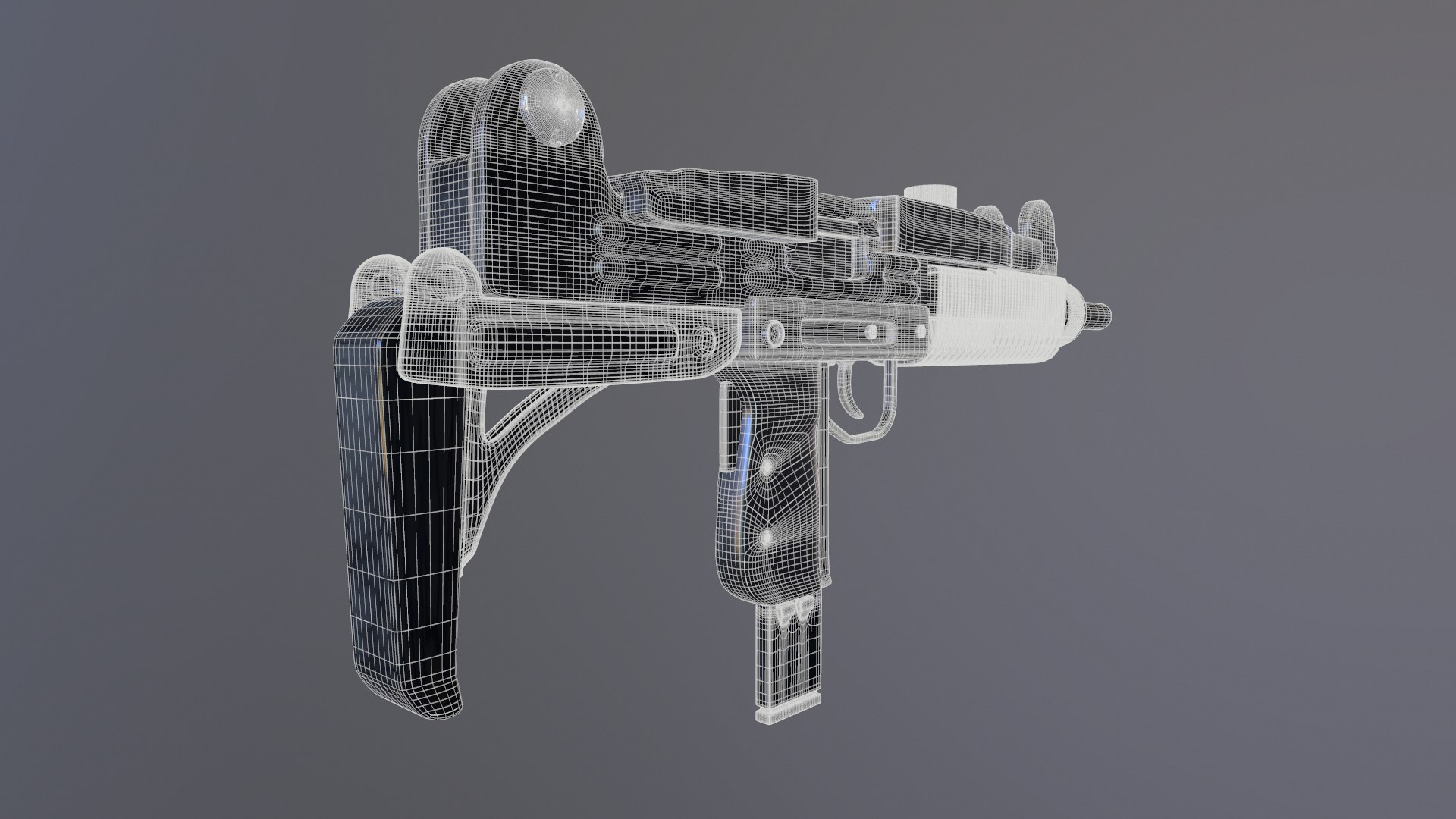 3D Uzi Weapon Model - TurboSquid 1686080